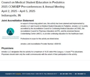 2025 Annual Meeting - COMSEP